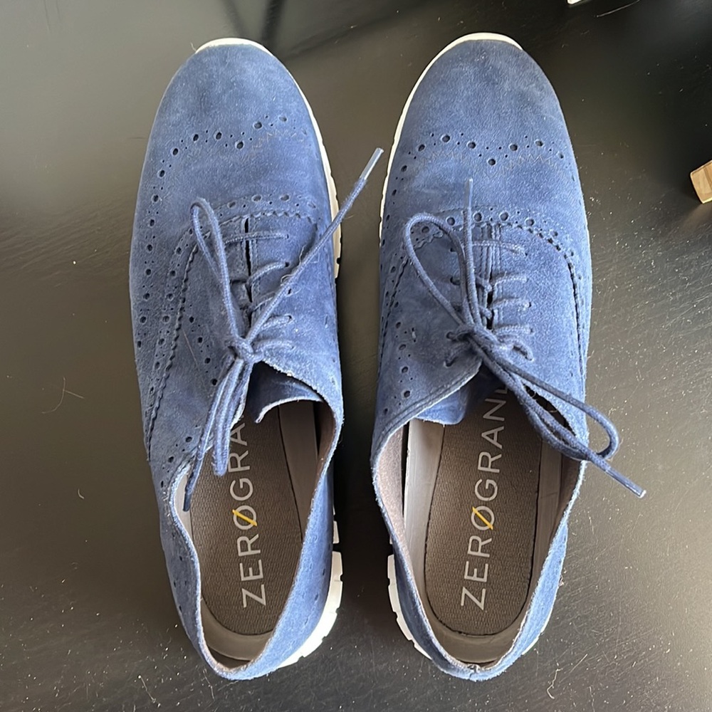 Blue Cole Haan Grand.Os Zerogrand Oxford Style Sneake… - Gem